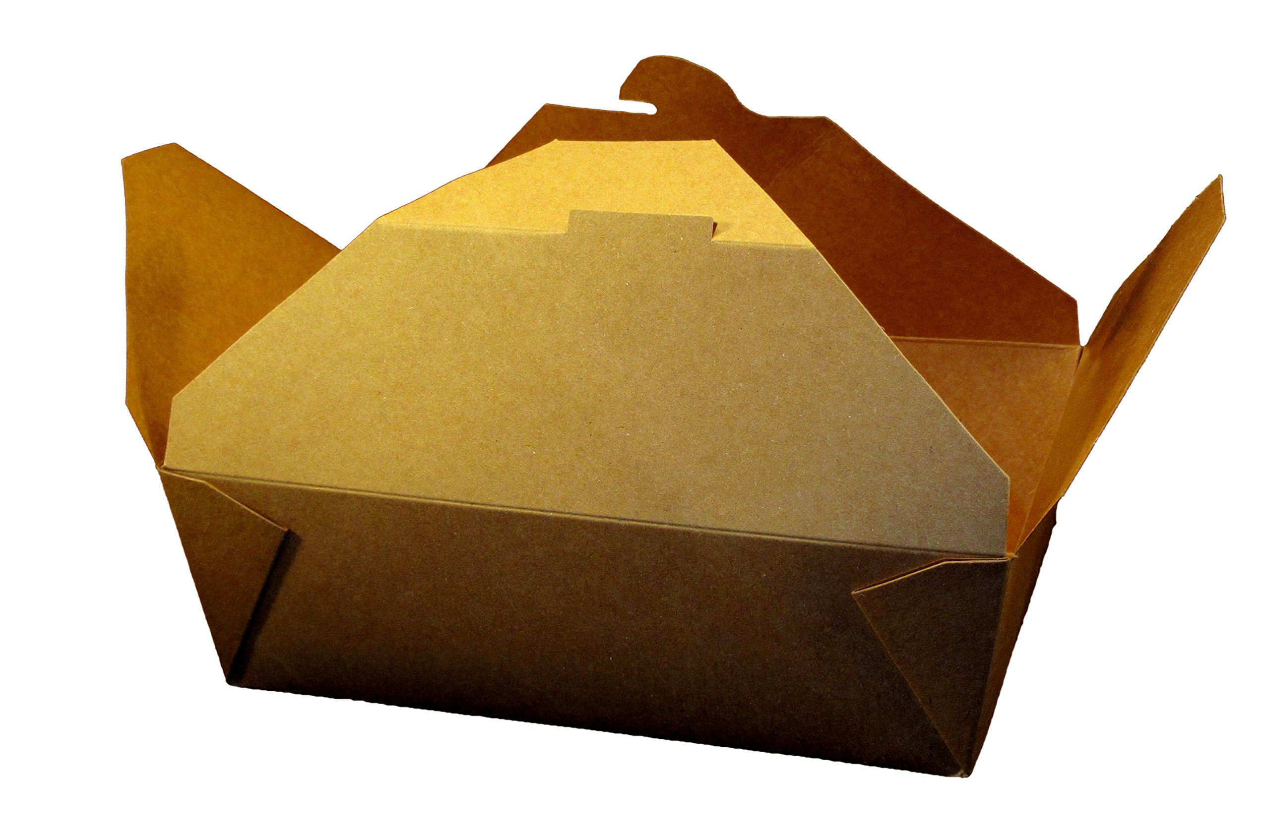 Specialty Quality Packaging 100360 Eco-Box Food Tray, 3 Kraft (Pack of 200)