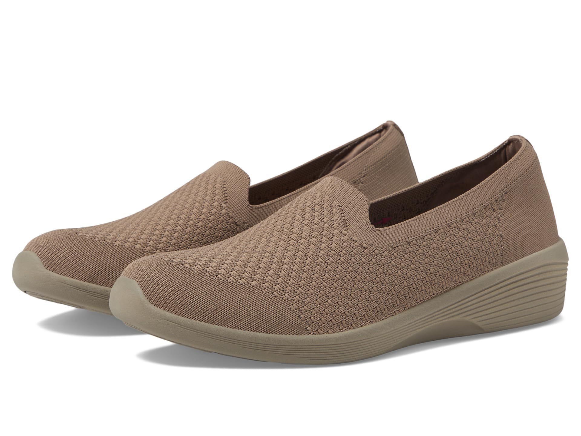 SKECHERS Women's Arya-Clear Skies Loafer, Dark Taupe, 7