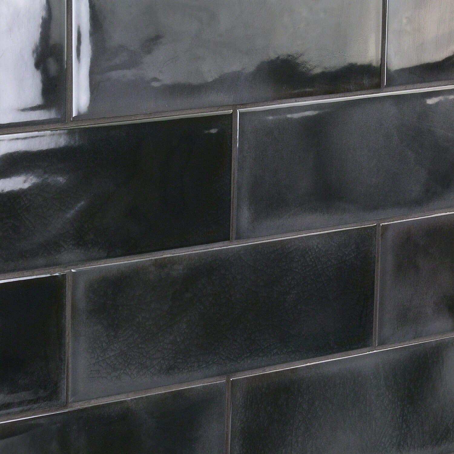 Piston Camp Black Glaze 4 in. x 12 in. Ceramic Subway Wall Tile (34 Pieces 10.97 Sq. Ft. / Case)