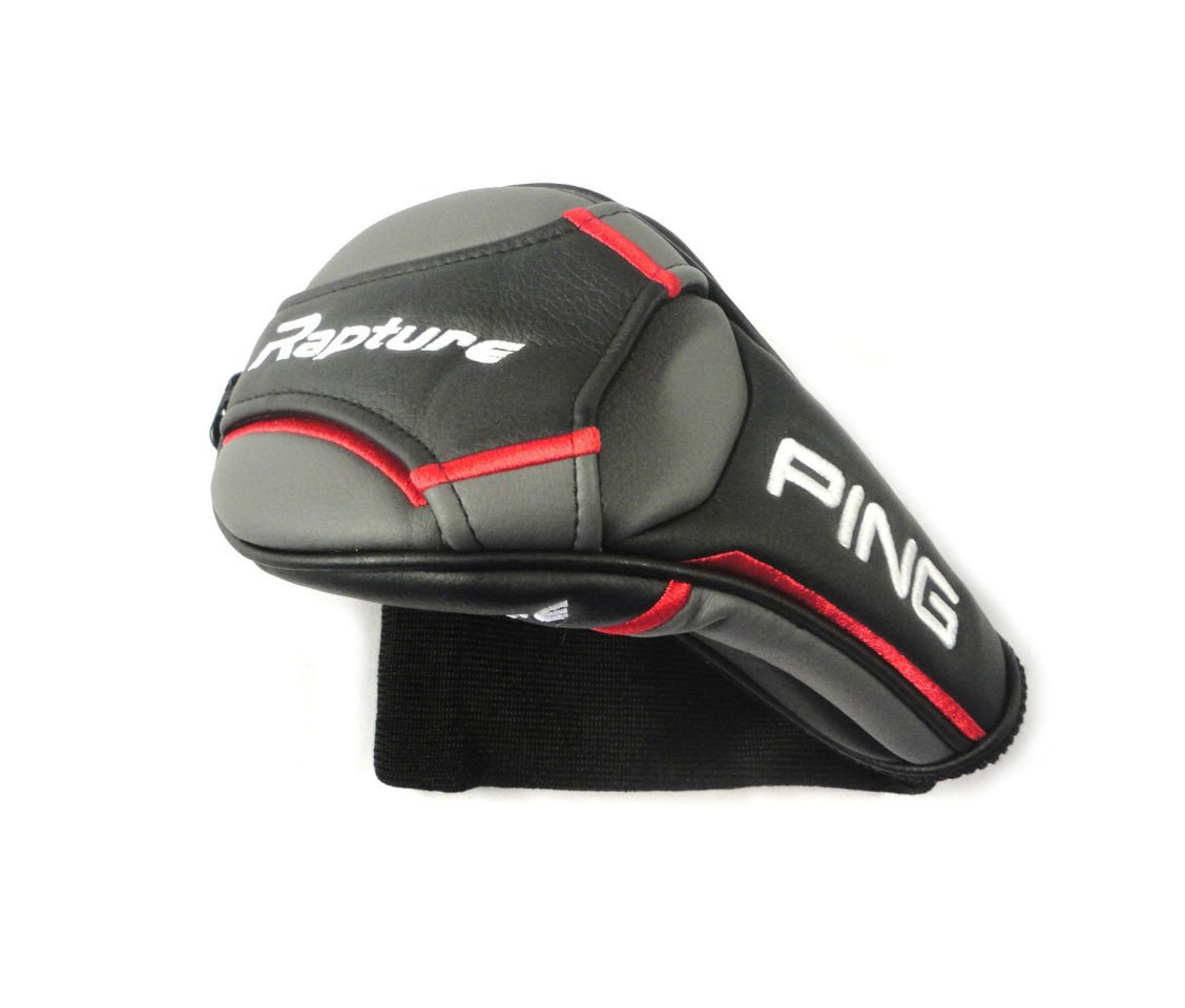 PING Rapture Fairway 3 Wood Black/Gray/Red Sock Headcover