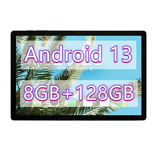 sincoole 10.5 inch Android 13 Tablet,RAM/ROM 8GB+128GB,Octa-Core Processor, 7000mAh Battery, 1200x1920 IPS HD Touchscreen 5MP+13MP Camera, 4G,Bluetooth,WiFi