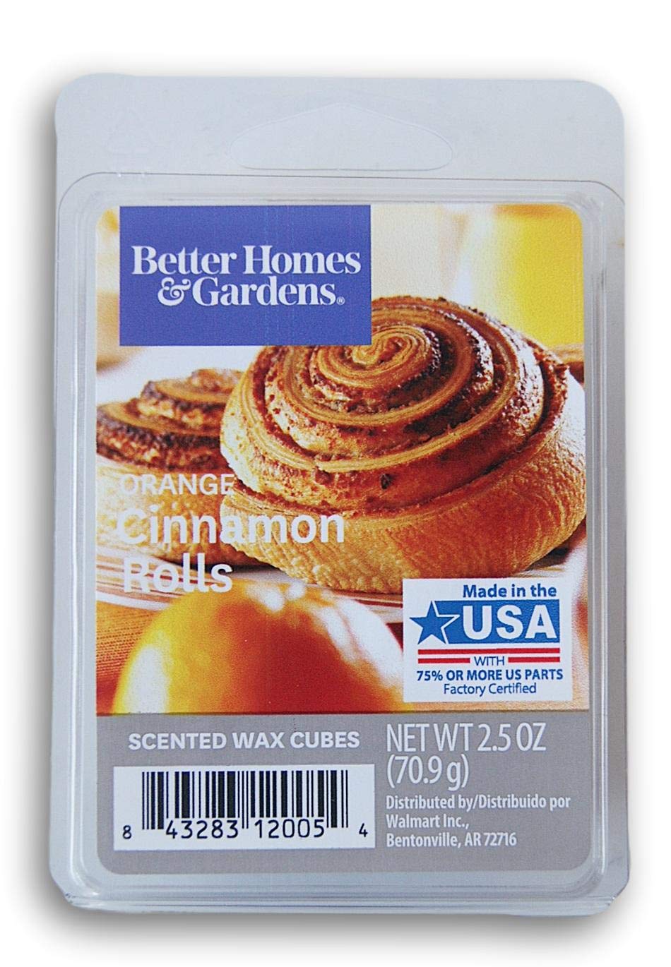 Seasonal Décor Better Homes and Gardens Scented Wax Cubes - Orange Cinnamon Rolls