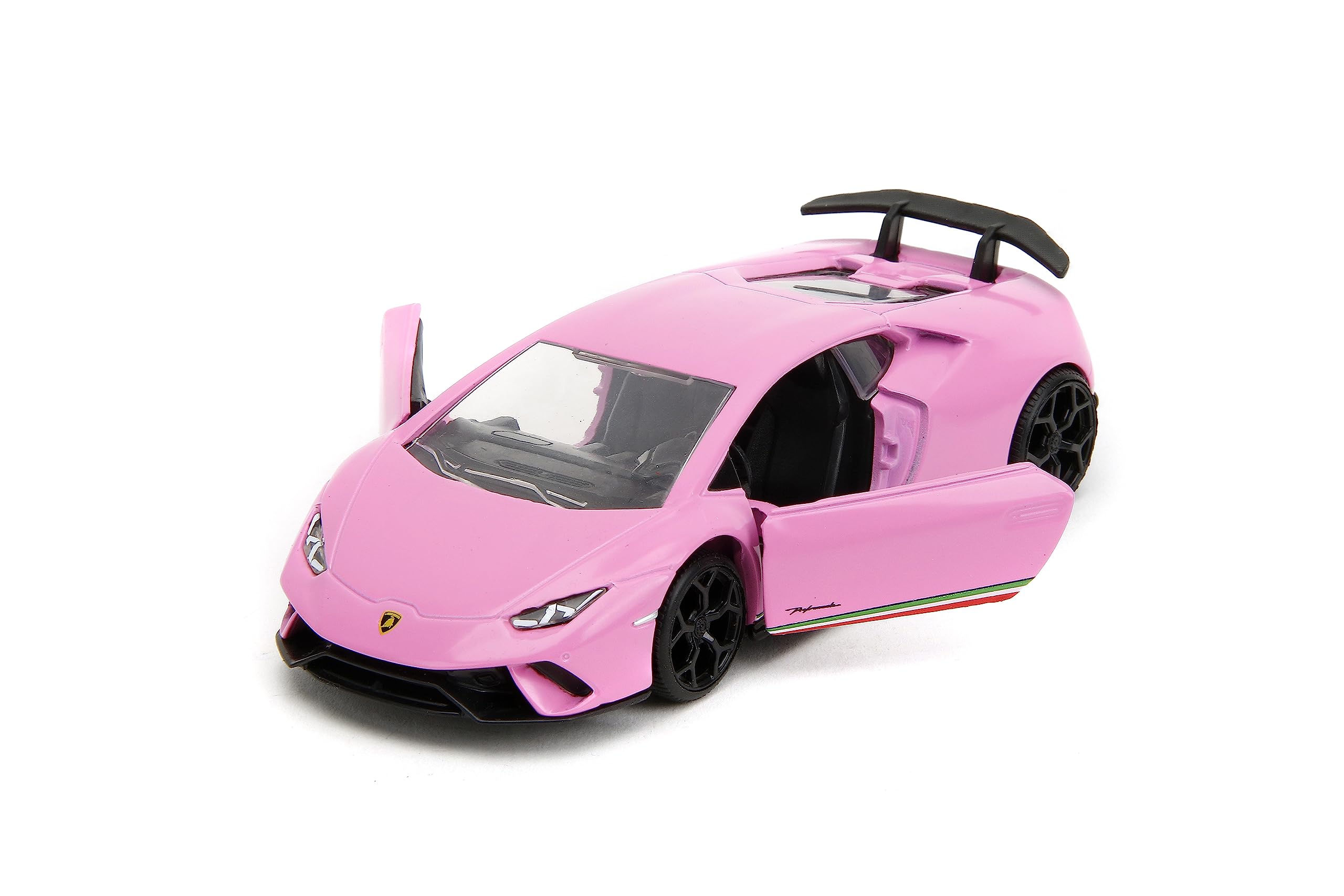 Pink Slips 1:32 W1 Lamborghini Huracán Performante Die-Cast Car, Toys for Kids and Adults(Glossy Pink)