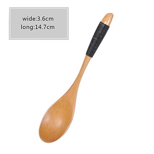 Place Mats for Tables 4 Kitchen Tools Wooden Soup-Teaspoon Cooking Fork Spoon Tableware Utensil Kitchen,Dining & Bar Charger Plates 6