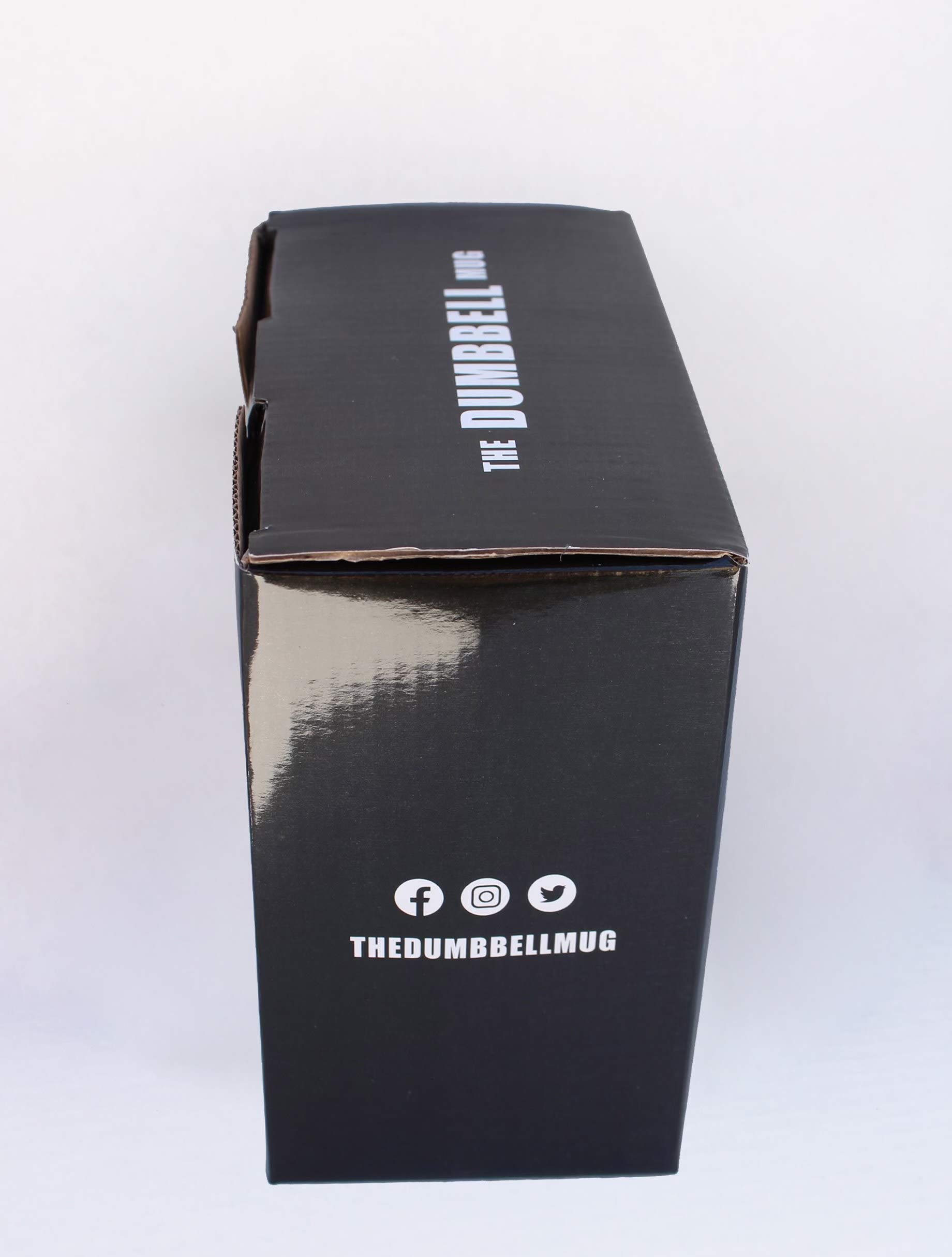 THE DUMBBELL MUG,Ceramic, Look Like a Beauty Train Like a Beast