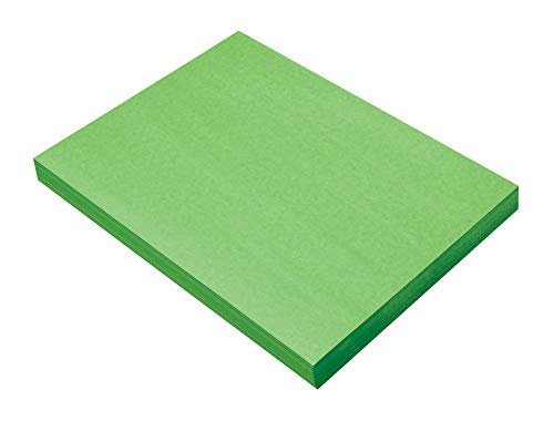 Prang (Formerly SunWorks) Construction Paper, Orange, 9" x 12", 100 Sheets & Prang (Formerly SunWorks) Construction Paper, Bright Green, 9" x 12", 100 Sheets & Prang (Formerly SunWorks) Construction