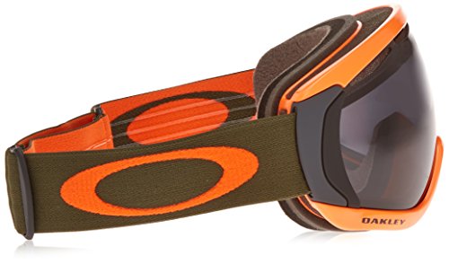 Oakley OO7047-31 Canopy Eyewear, Herb Orange, Dark Grey Lens