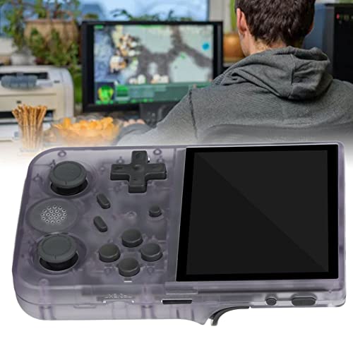 Shanrya Game Player, 4.2 BT Multi Touch Electronic Game Player 3.5 Inch Screen with Tempered Film for Home (RG353V)