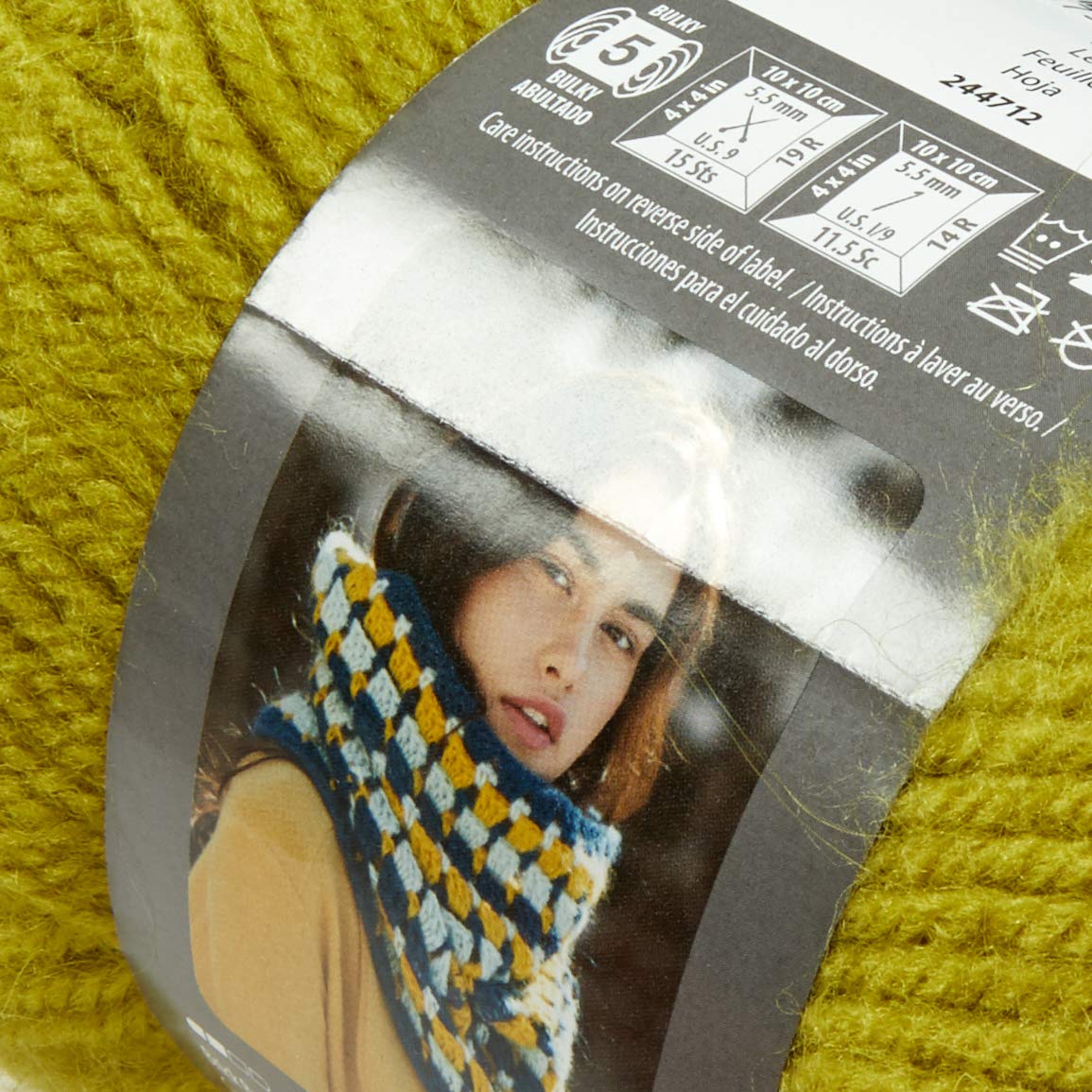 Patons Lincoln Fog Yarn Leaf