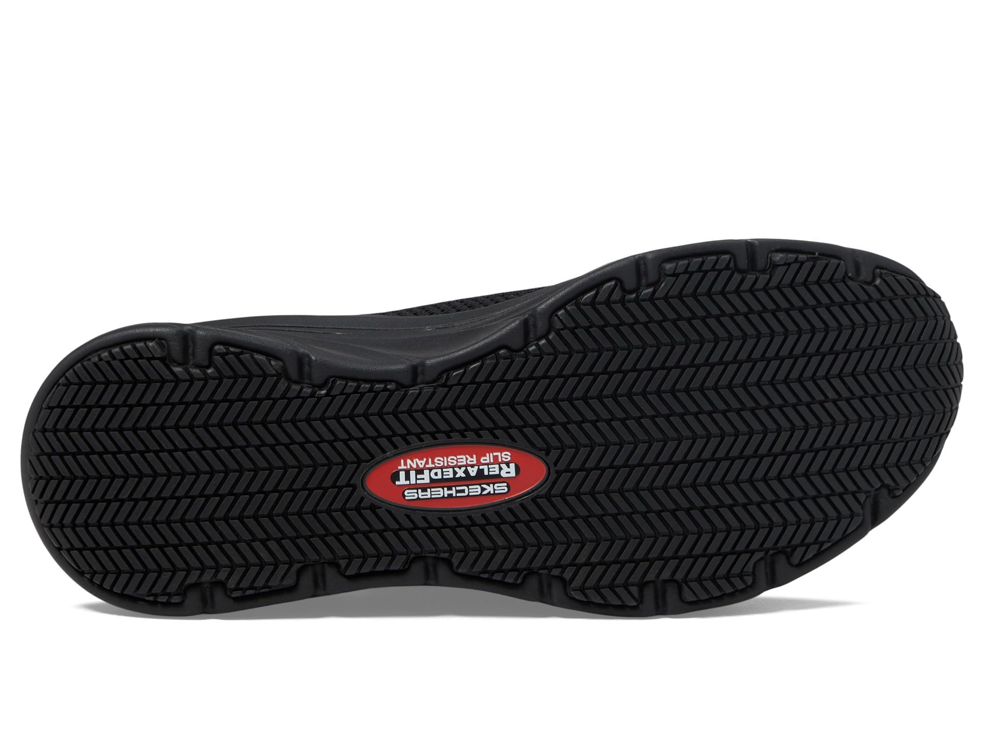 Skechers Women's Slip on Athletic Styling Health Care Professional Shoe, 7 Black