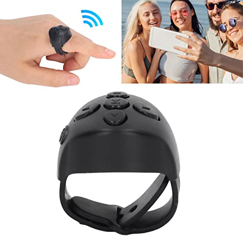 Remote Control, Rechargeable Remote Control Page Turner for iPhone (Black)