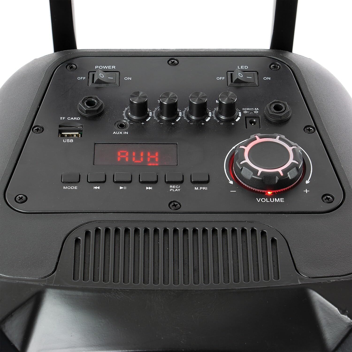 QFX DJ Speaker, USB, Black (PBX-210)