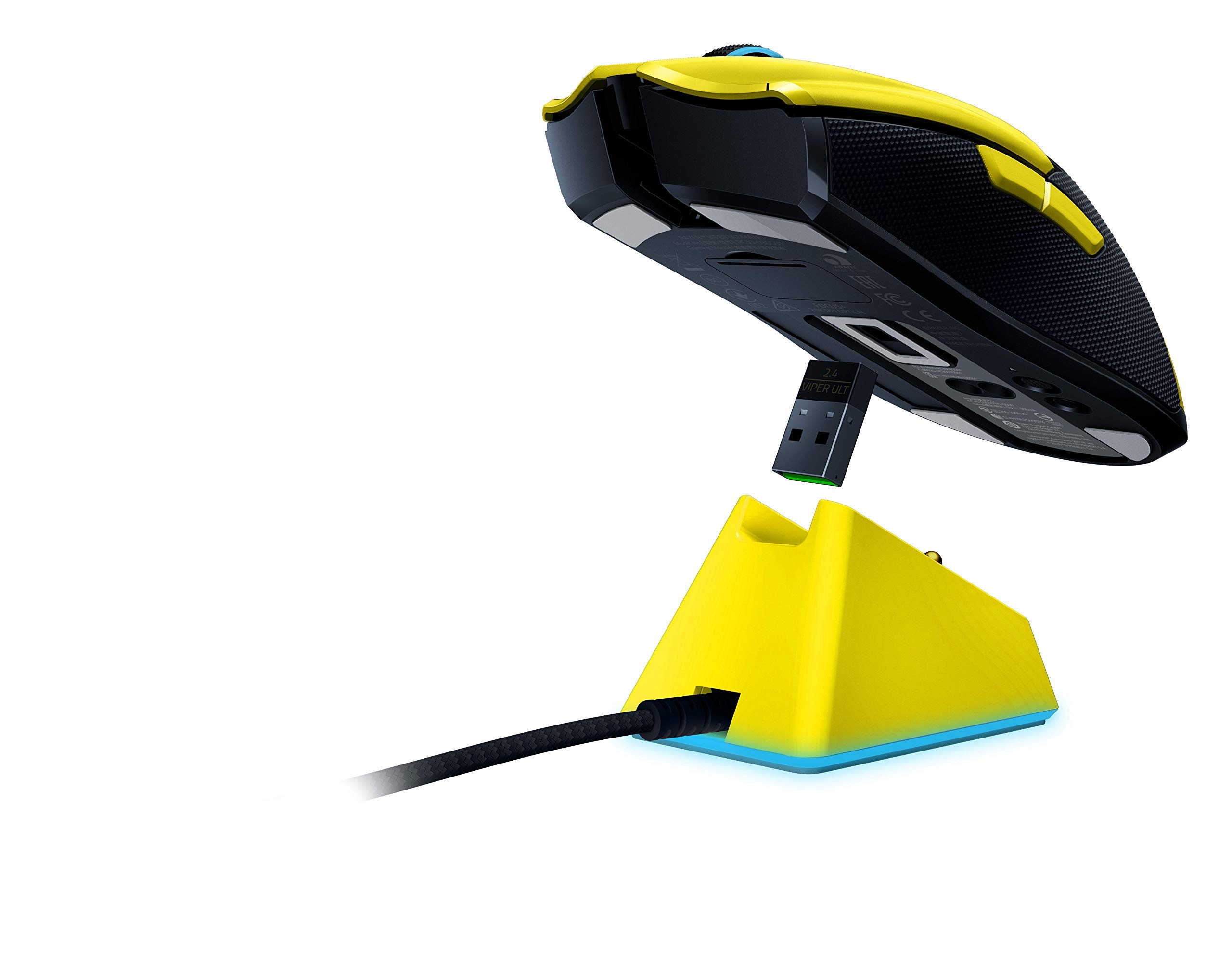 Razer Viper Ultimate Cyberpunk 2077 Edition Wireless Gaming Mouse With Dock (Renewed)