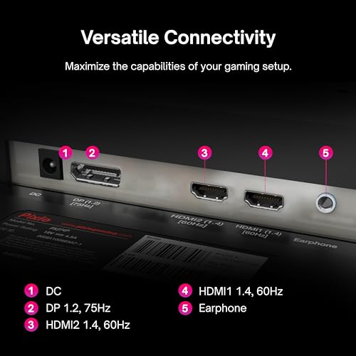 Pixio PX274 Prime 27 inch IPS Panel 75 Hz Refresh Rate WQHD 2560 x 1440 Resolution Wide Screen Display Adaptive Sync Productivity Gaming Hybrid Monitor