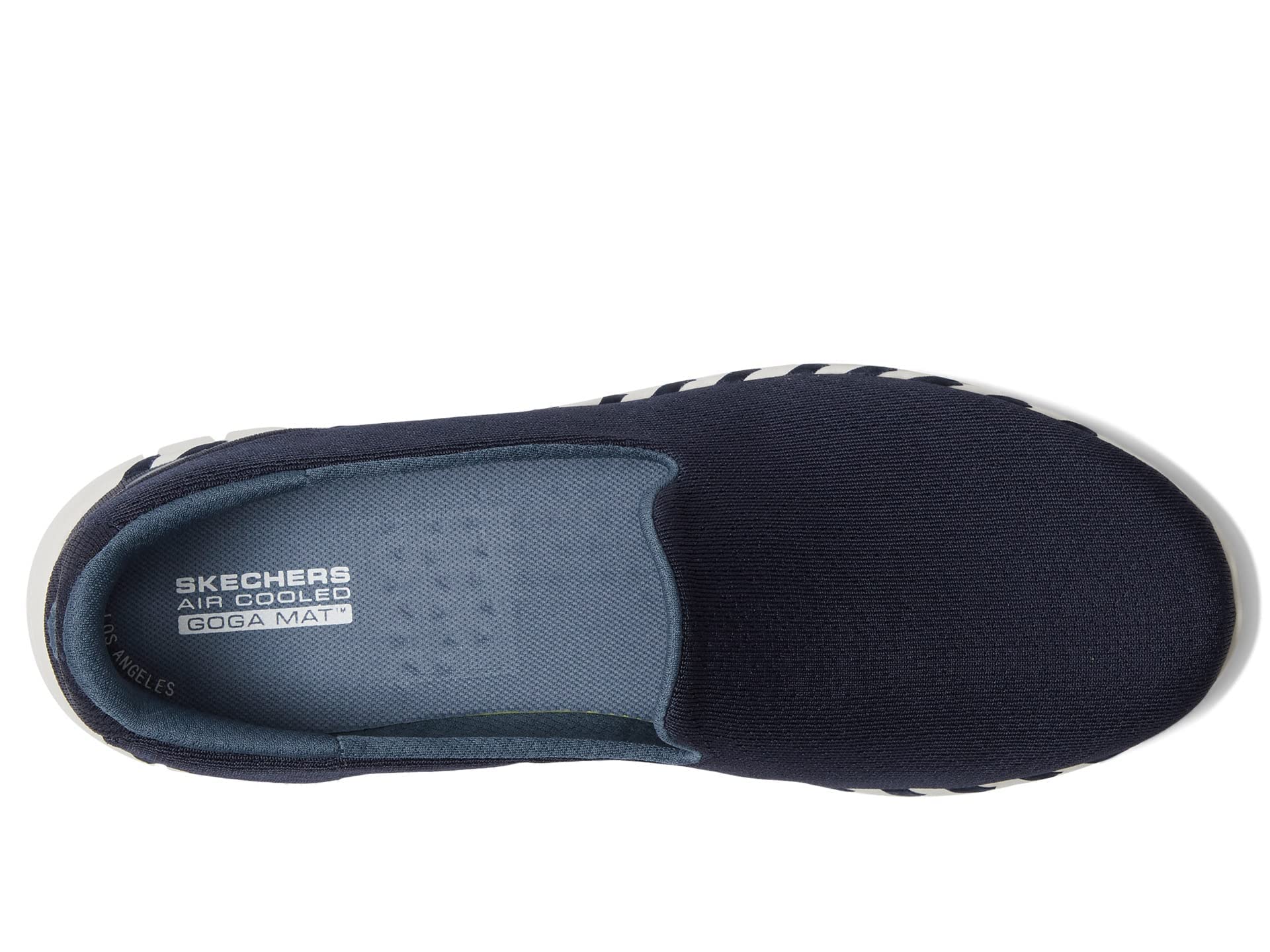 Skechers Women's GO Walk Smart 2-Sunset Springs Sneaker, Navy/Blue, 9