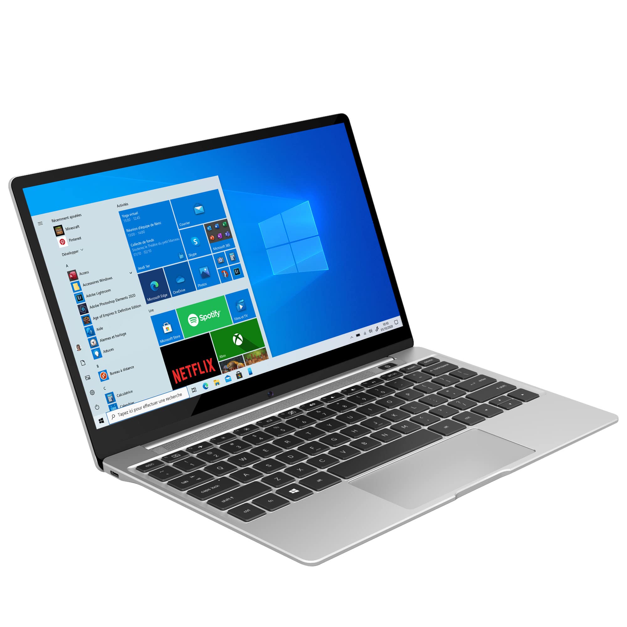 Thomson Laptop NEO Z, 13 inch Qualcomm Snapdragon, Windows 10 in S Mode, 4GB/64GB, Dark Grey, 4G Slot, Long Lasting Battery