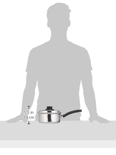 Vitacraft 8545 Arizona Single Handle Pot, 6.7 inches (17 cm), Recipes Included, Silver