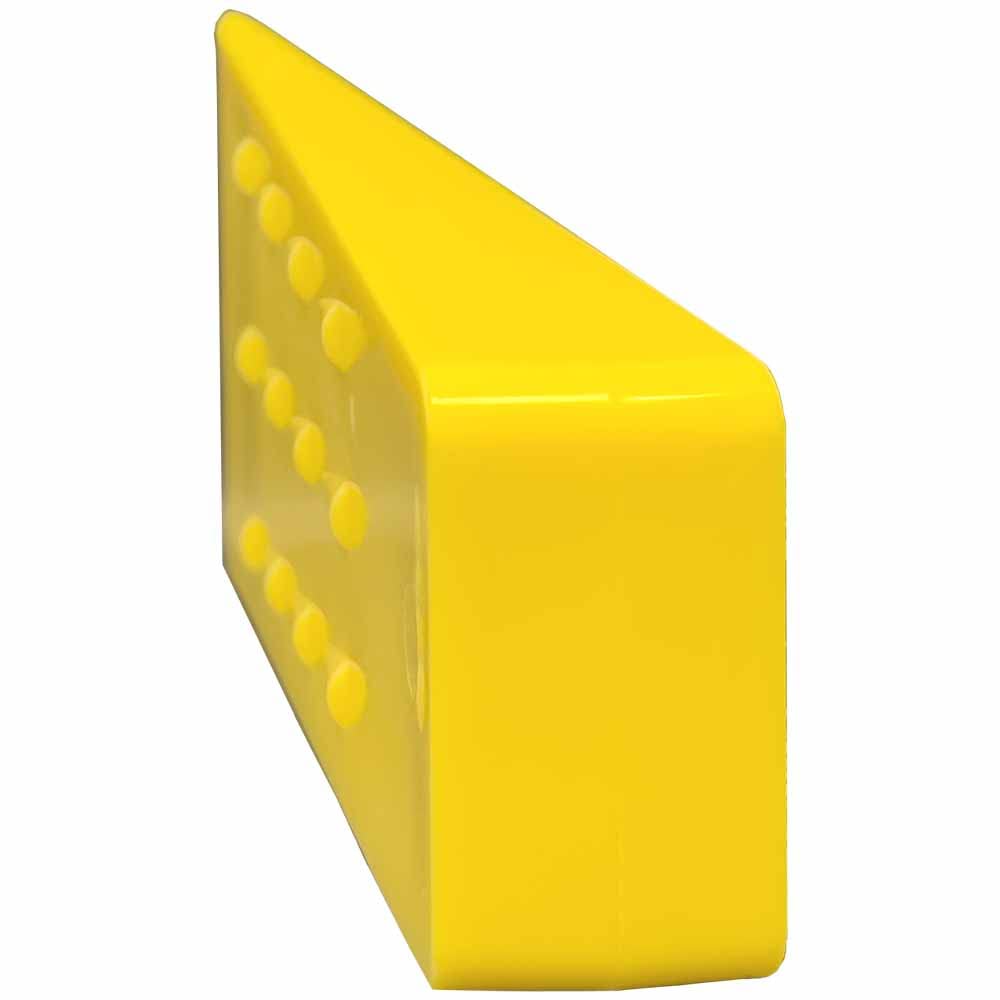 Parts 4 Outdoor 4Pk 5.5" Tree Felling Wedge with Spikes Made in The USA Logging Equipment (Yellow)