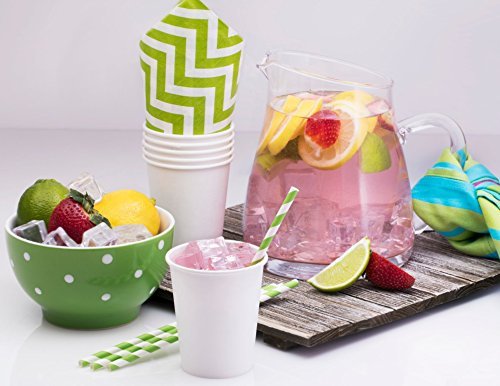 NYHI 50-Pack White Paper Disposable Cups β Hot/Cold Beverage Drinking Cup for Water, Juice, Coffee or Tea β Ideal for Water Coolers, Party, or Coffee On the Goβ (8 oz)