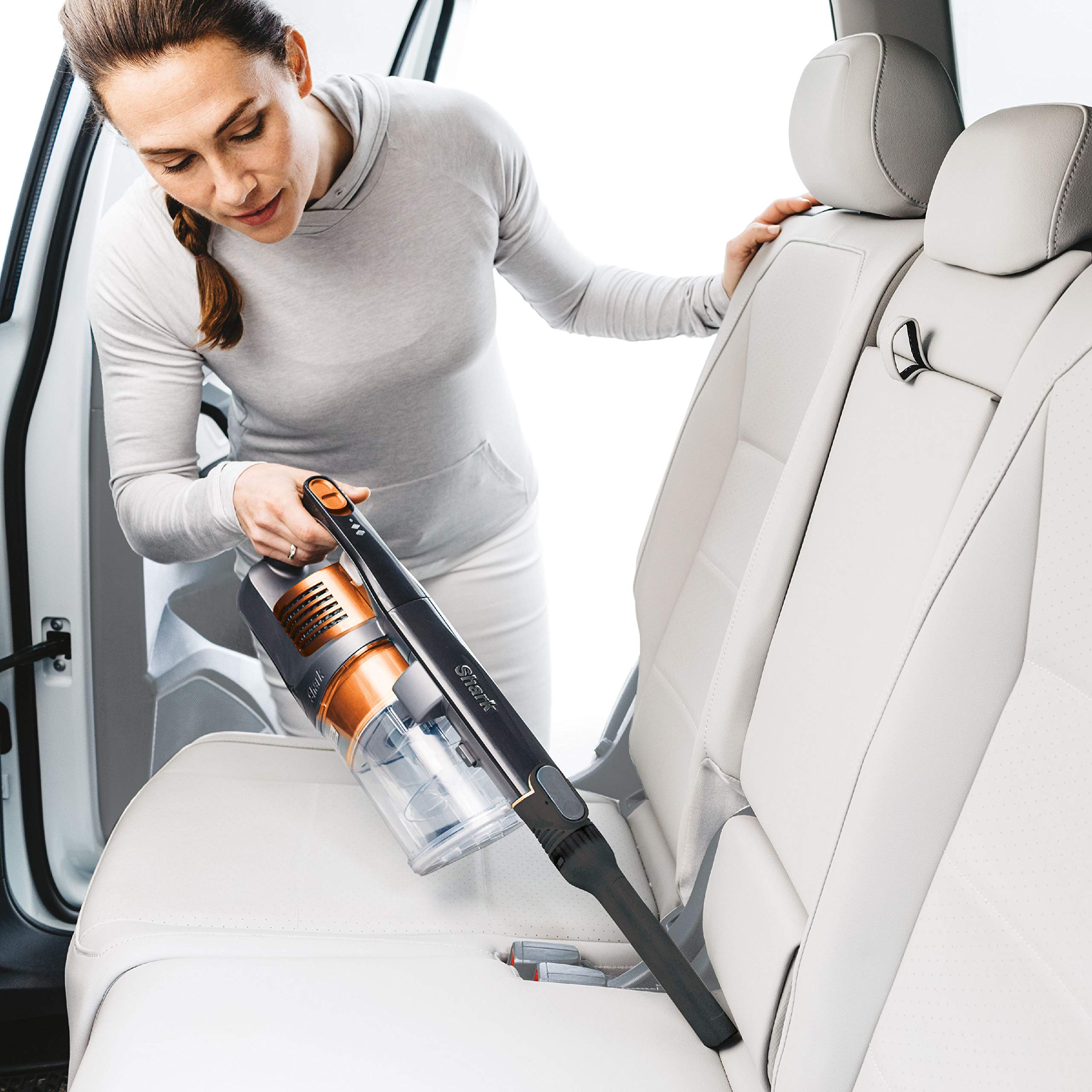 Shark Rocket Lightweight Cordless Stick Vacuum (IX140 Orange) (Renewed)