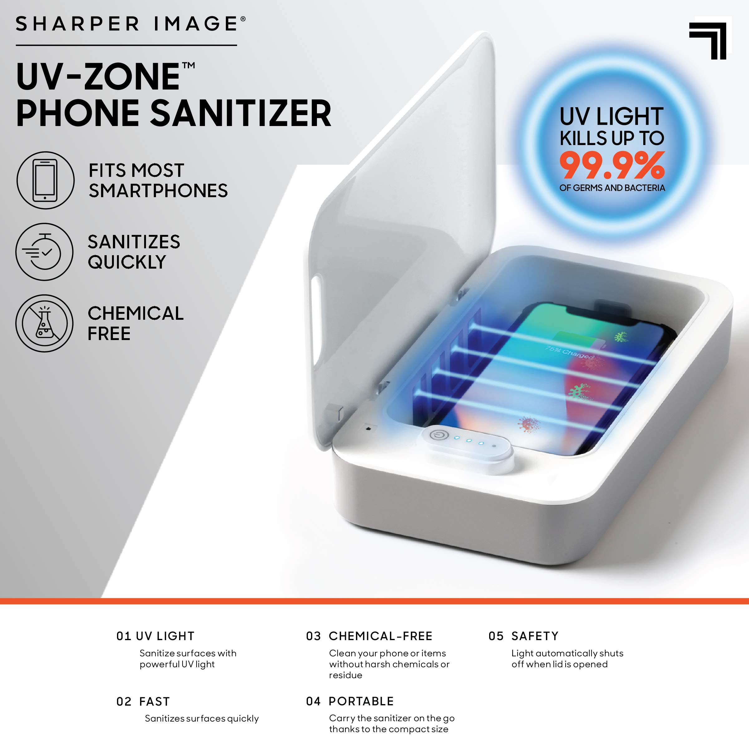 SHARPER IMAGE Phone Sanitizer