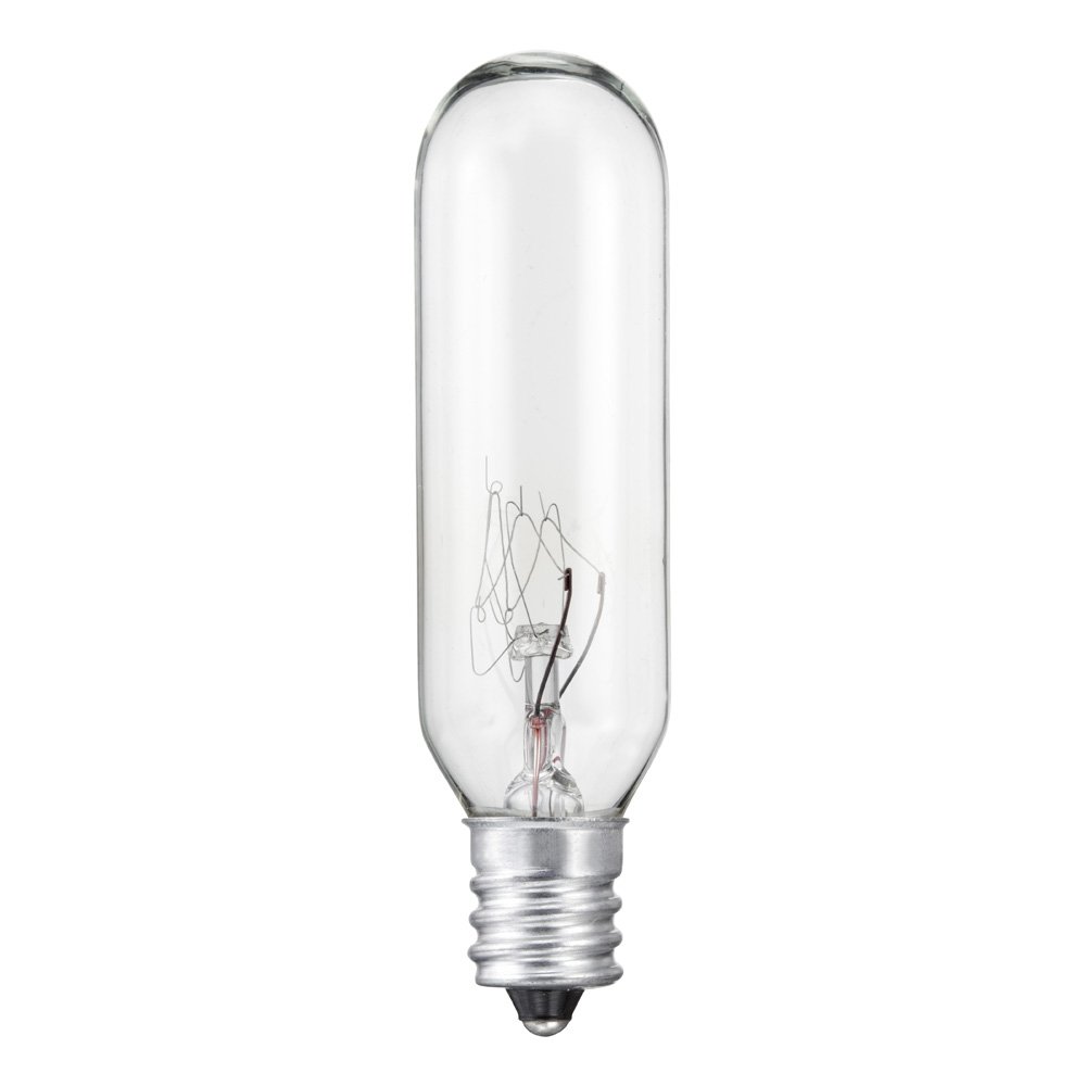 Philips 416107 Exit Sign 15-Watt T6 Candelabra Base Light Bulb, 2-Pack