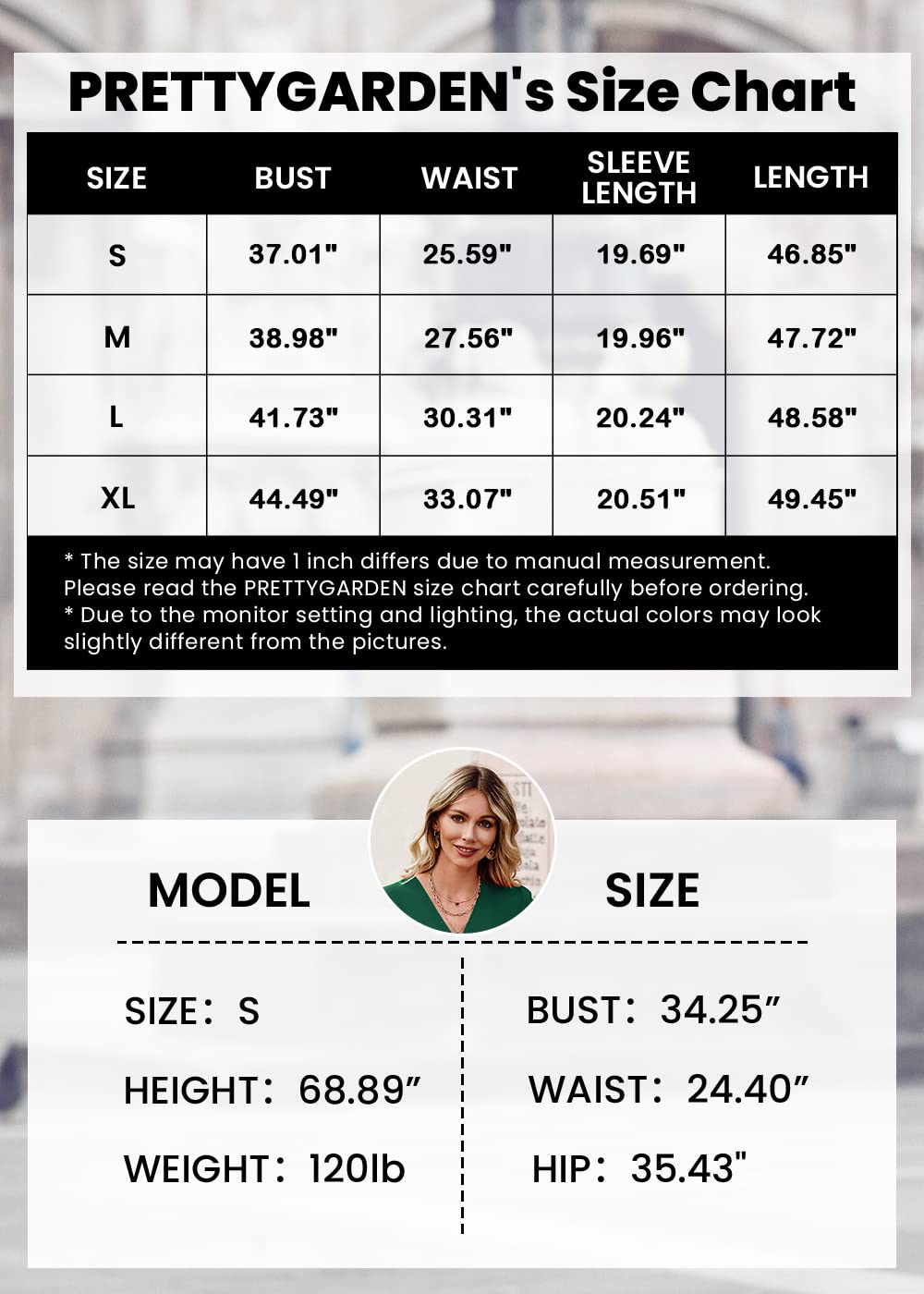 PRETTYGARDEN Women's Ruched Wrap Dress Long Sleeve V Neck Split Hem Draped Front Midi Bodycon Dresses (Blue,Large)