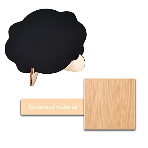 QYNuLi 10 Pcs Mini Chalkboard Signs Small Blackboards with Stand DIY Message Tabletop Boards for School Party Table Numbers Food Signs