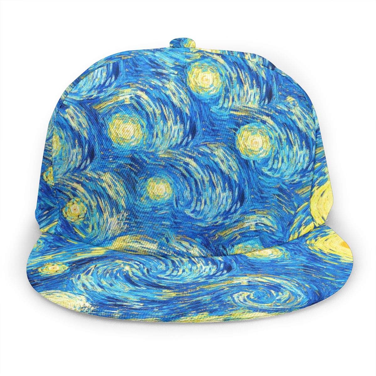 Snapback Hat Hip Hop Baseball Cap Flat Bill Brim Adjustable Trucker Hat for Men Women