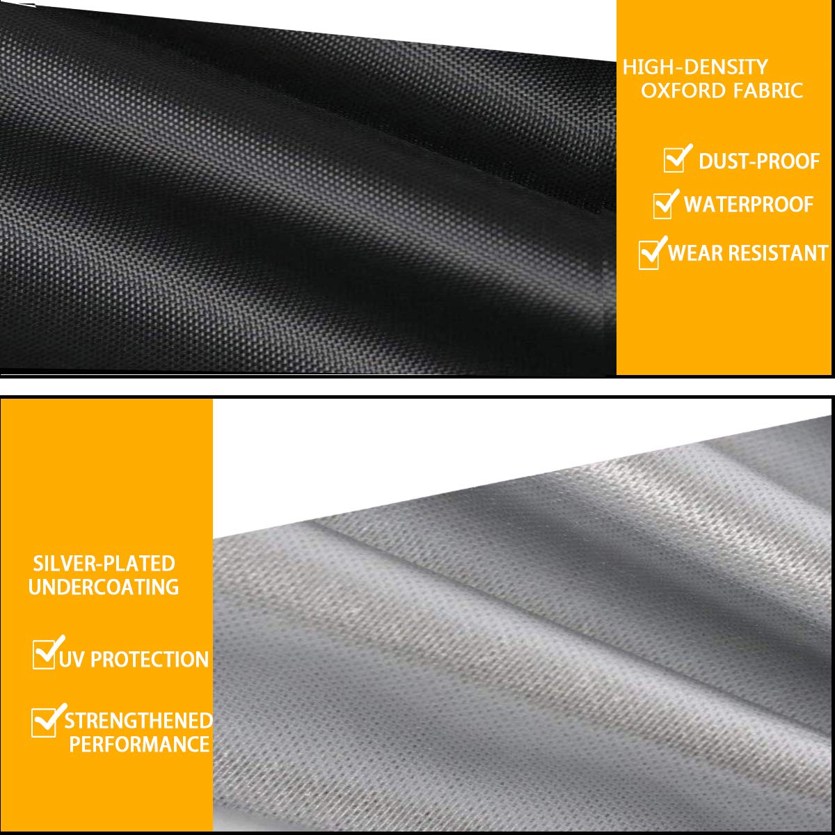 POMER Treadmill Cover, 81x37x67inch Dustproof Oxford Fabric with Zipper Running Machine Protective Cover for Non-Folding Home Treadmill