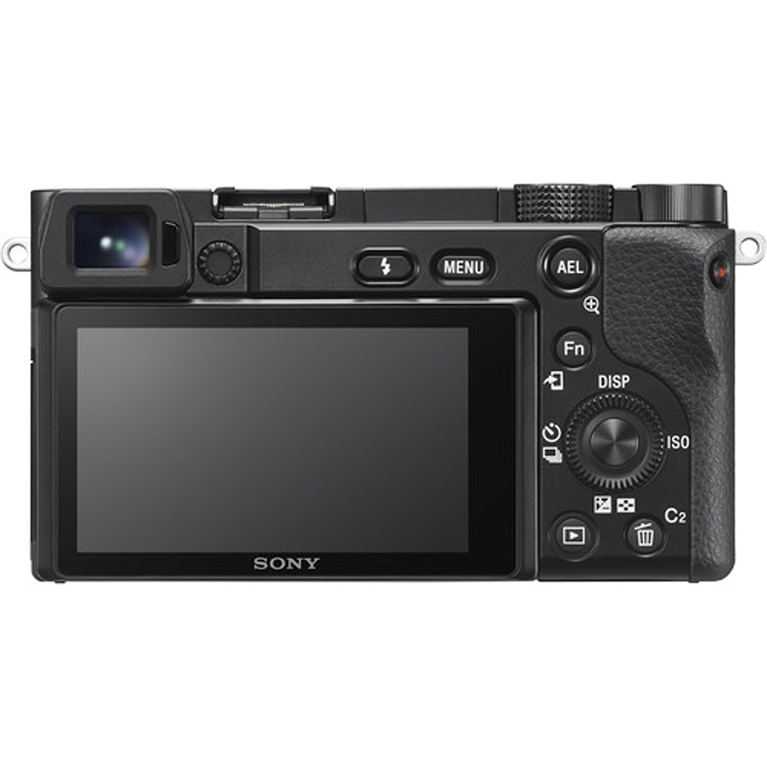 Sony a6100 Mirrorless Camera + Sony E PZ 16-50mm f/3.5-5.6 OSS Lens + Sony E 55-210mm f/4.5-6.3 OSS Lens + 2X 64GB Memory + Case + Tripod & More (20pc Bundle)