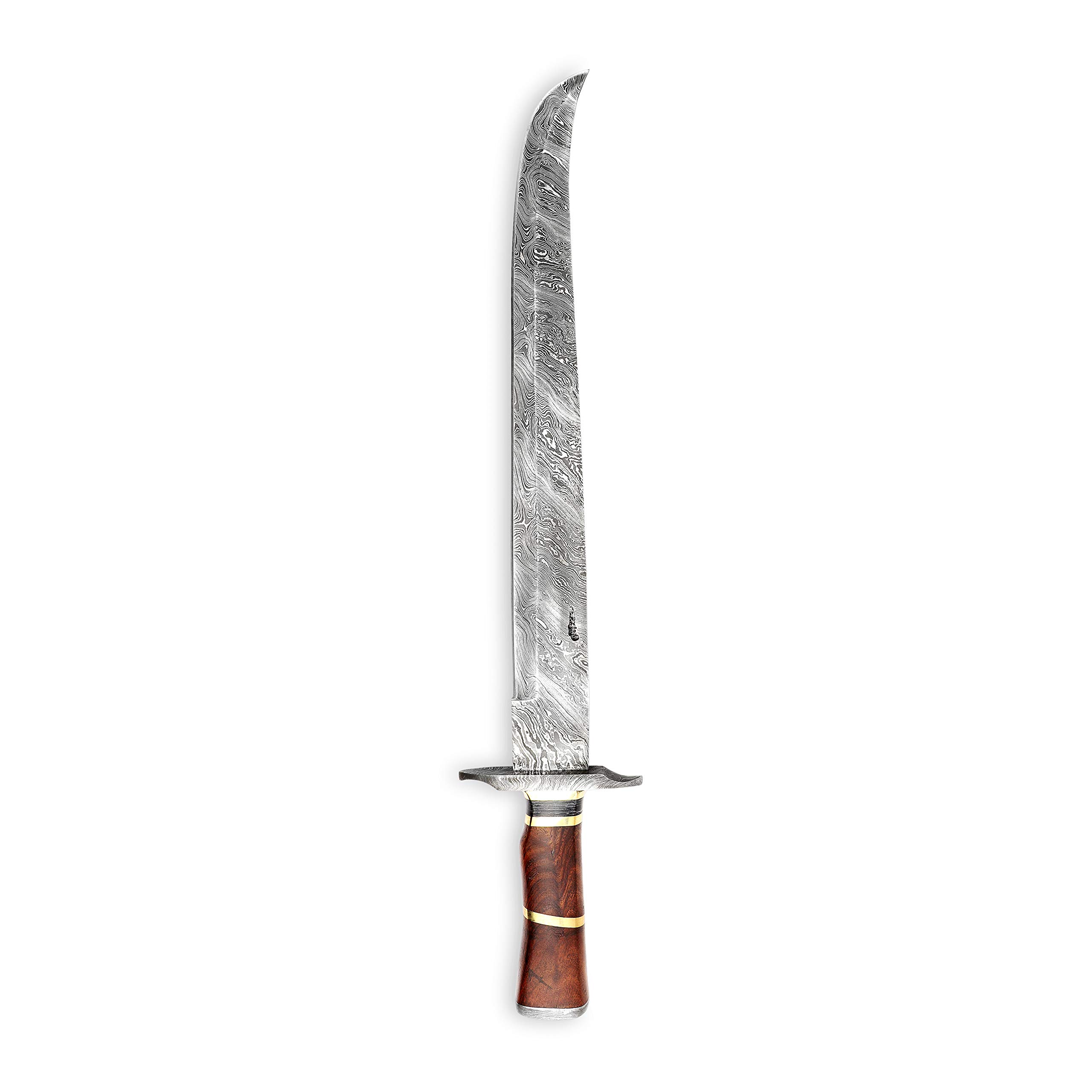 Perkin Outstanding Value - Custom Handmade Damascus Hunting Knife - Mini Sword