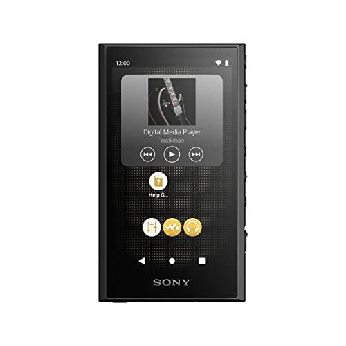 Sony NW-A306 Walkman 32GB Hi-Res Portable Digital Music Player with Android, up to 36 Hour Battery, Wi-Fi & Bluetooth and USB Type-C β Black NW-A306/B, Black