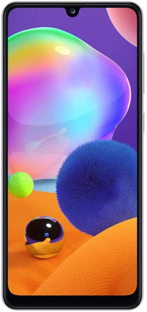 SAMSUNG Galaxy A31 (SM-A315F/DS) Dual SIM 128GB, 6.4โ, Quad Camera 48MP+8MP+5MP+5MP, Factory Unlocked GSM, International Version - No Warranty - Prism Crush White