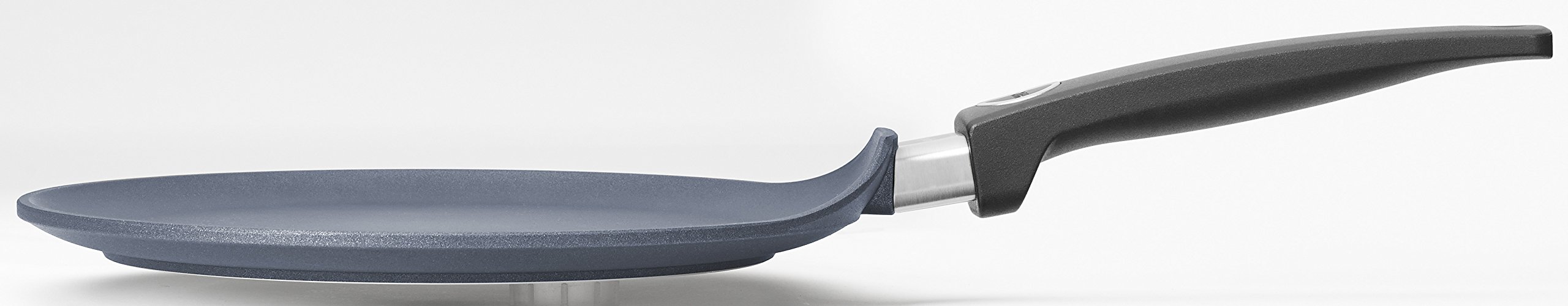 Woll Diamond Lite/Plus Diamond Reinforced Nonstick Scratch Resistant Cast Aluminum Cookware Crepe Pan, 10 1/4" Diameter, Gray