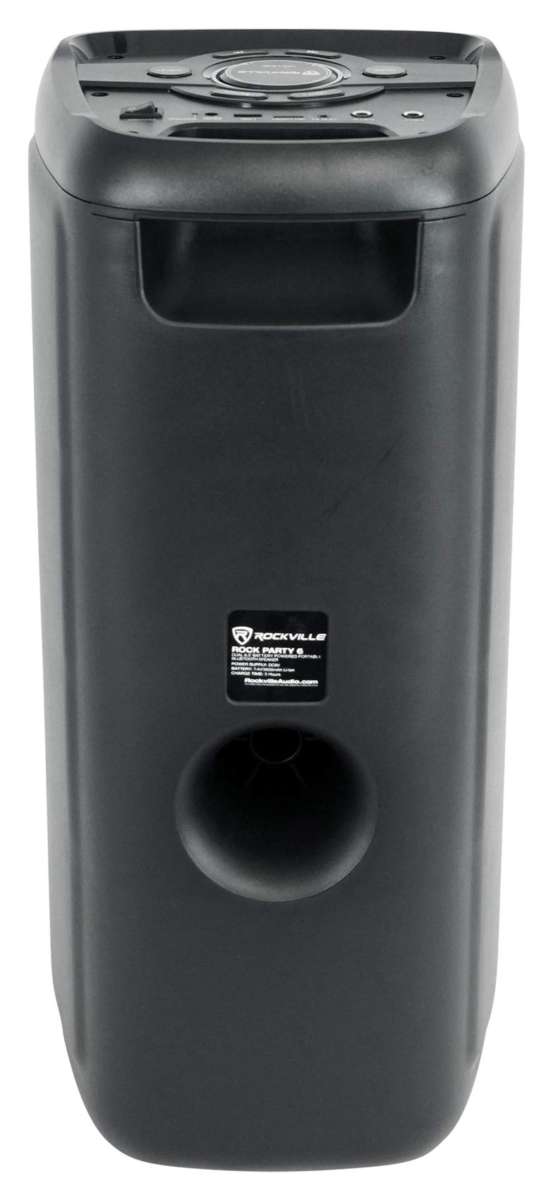 Rockville Rock Party 6 Dual 6.5" Battery Powered Home/Portable Bluetooth Speaker