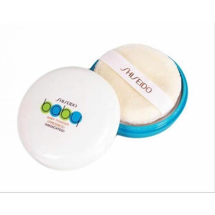 Sofia by ODE Baby Powder Pressed with Soft Puff 50g - Japanese Pressed Powder for Body, Face or Oil absorbant for Hair- Comes with Puff