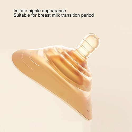 Silicone Nipple Shields for Nursing Newborn, Nipple Shield Protector Soft Nursing Breastfeeding Nipple Shield for Flat Inverted Nipples for Protecting Inverted Sore Nipples
