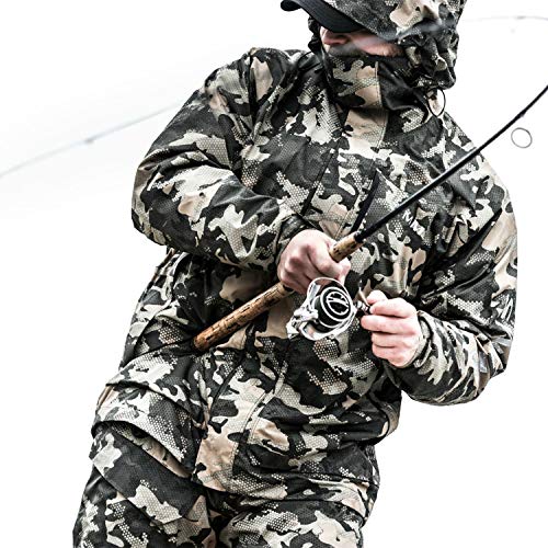 Simms Challenger Waterproof Bibs for Men - Durable Rain Gear and Work Bib for Fishing, Hunting, Snowmobiling, and More - (Raven, XX-Large)
