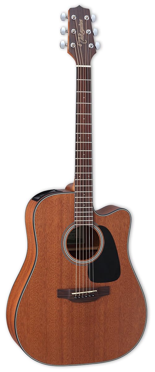 Takamine GD11MCE-NS Dreadnought Cutaway Acoustic-Electric Guitar - Natural Satin Bundle with Gig Bag, Cable, Tuner, Strap, Strings, Picks, Instructional DVD, and Austin Bazaar Polishing Cloth