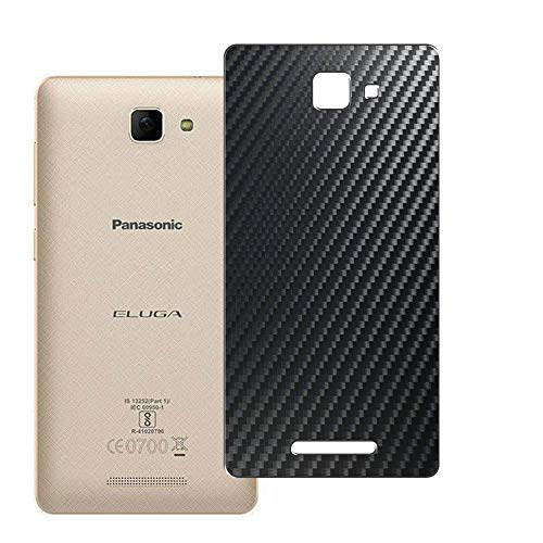 Puccy 2 Pack Back Screen Protector Film, compatible with Panasonic ELUGA I3 Black Carbon TPU Guard Cover ( Not Tempered Glass/Not Front Screen Protectors )