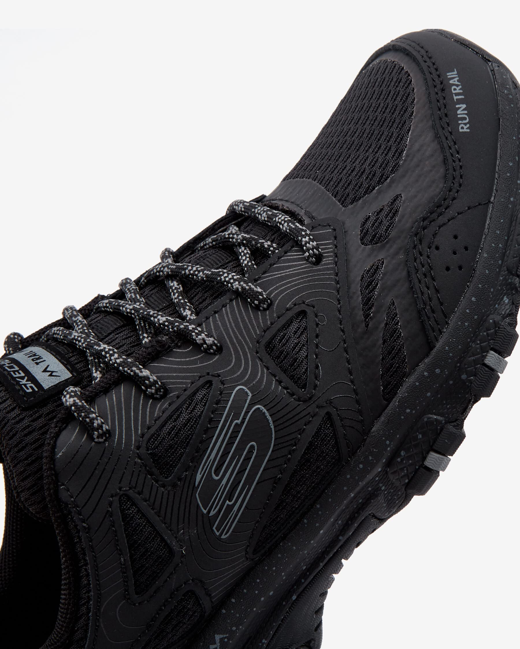 Skechers Womens Hillcrest Pure Escapade Trail Black Athletic Hiking Shoes 7.5