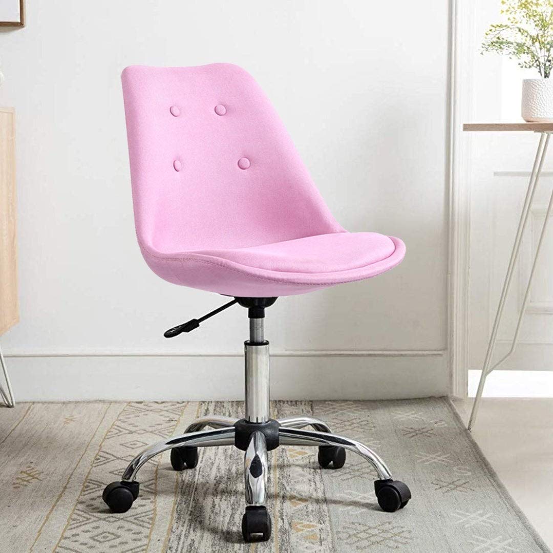 Porthos Home Porthos Swiveling Upholstered Home Office Chair Blue