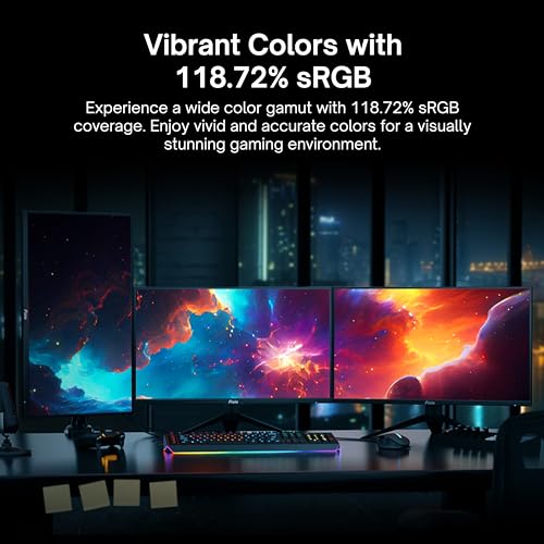 Pixio PX274 Prime 27 inch IPS Panel 75 Hz Refresh Rate WQHD 2560 x 1440 Resolution Wide Screen Display Adaptive Sync Productivity Gaming Hybrid Monitor