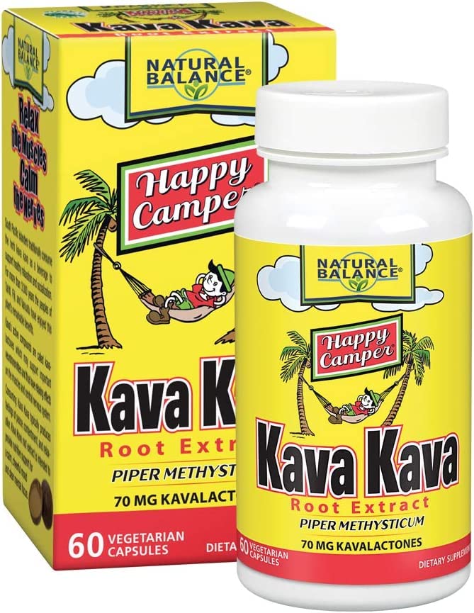 Natural Balance Kava Kava Root Extract - 60 Vegetarian Capsules
