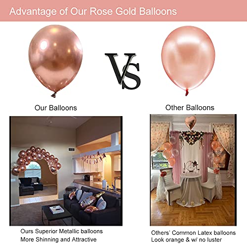 Rose Gold Pink Birthday Party Decorations