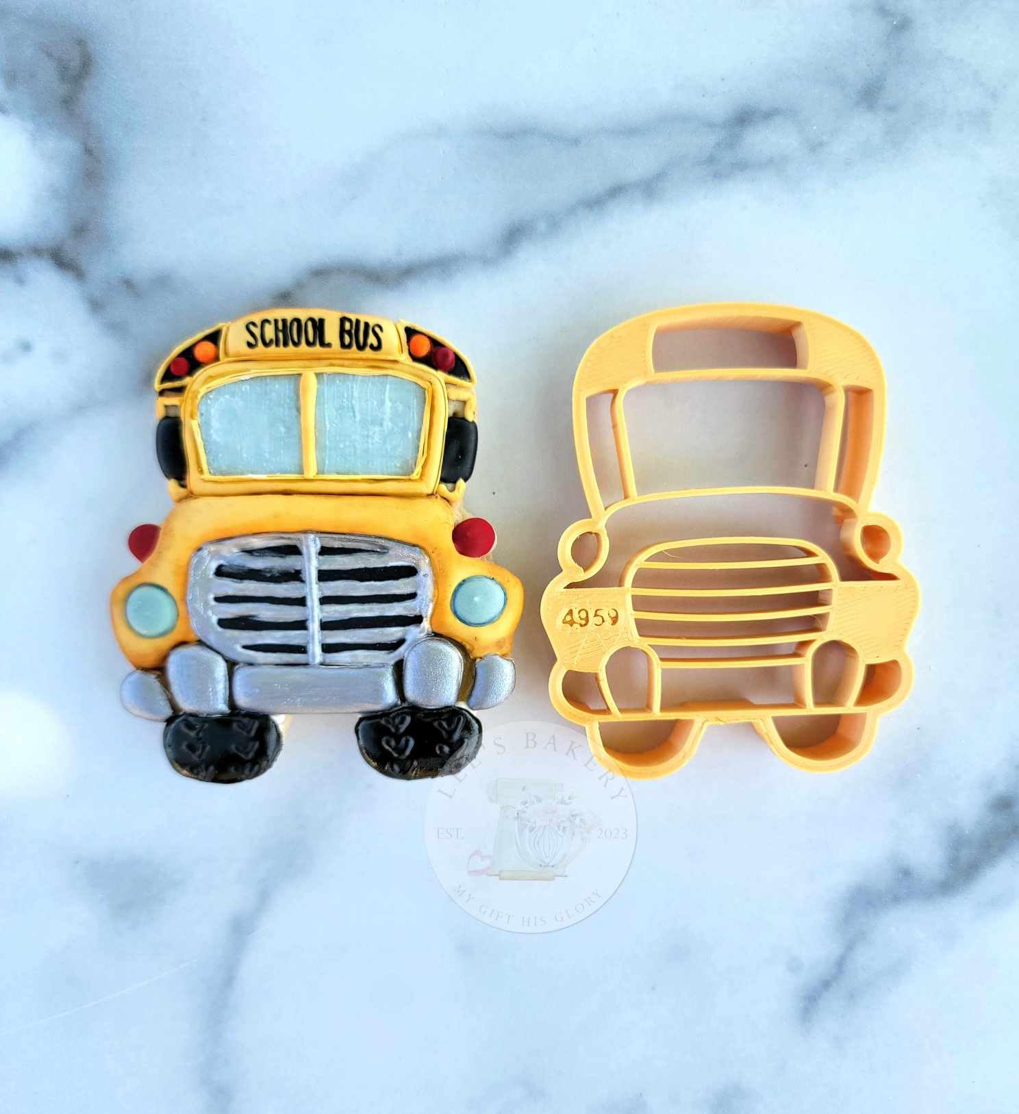 TEACHER COOKIE CUTTERS Education Themed Apple Coffee Latte Mocha Open Textbook Book And School Bus Cookie Cutters For First Day Of School Hundredth Day Teacher Aide Appreciation (4 Pack)