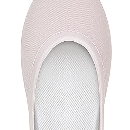 Wear Moi Vesta Stretch Canvas Ballet Slippers, Dark Pink, Size 37M EU/ 6 US (WMVESDPI37)