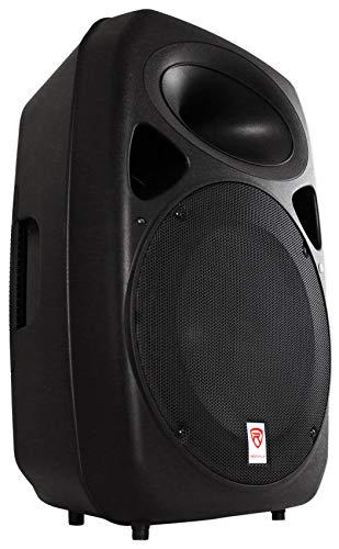 Rockville RPG152K Dual 15" Powered Speakers, Bluetooth+Mic+ Stands+Cables