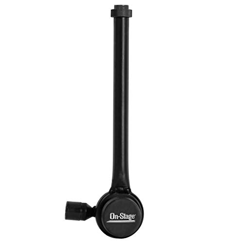OnStage Posi-Lok Mini Microphone Boom Arm, Black 15 x 3 x 5 inches